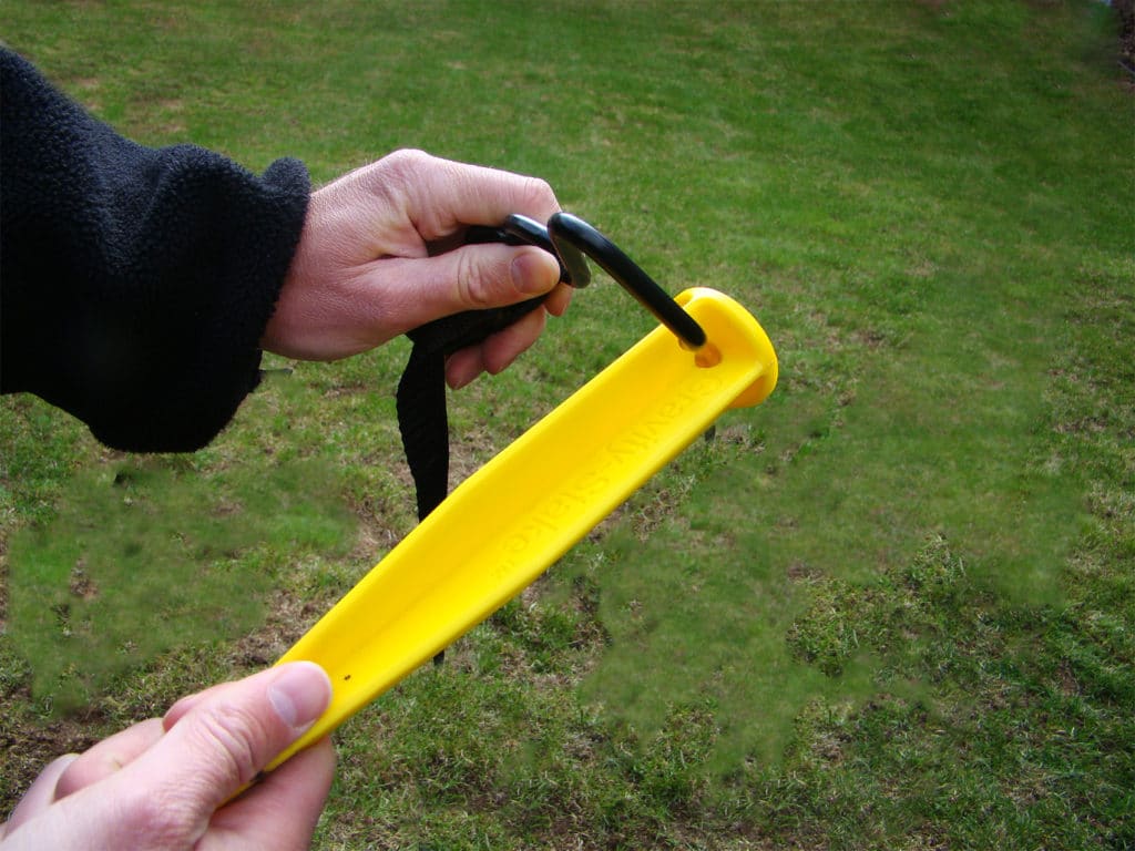 GRAVITY-STAKE® Grass or Dirt Anchor Solution / Protect Your Investment ...
