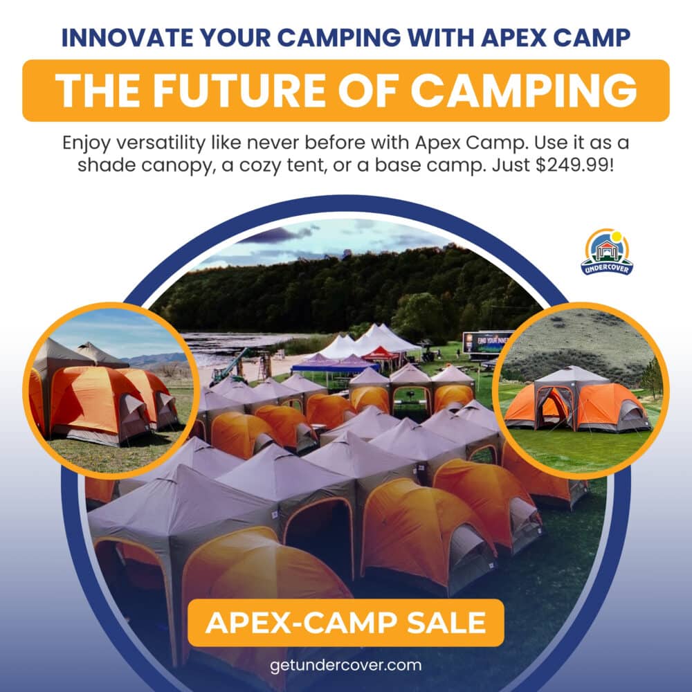 APEX-CAMP Modular Camping - Canopy Meets Dome Tent - The Future of ...