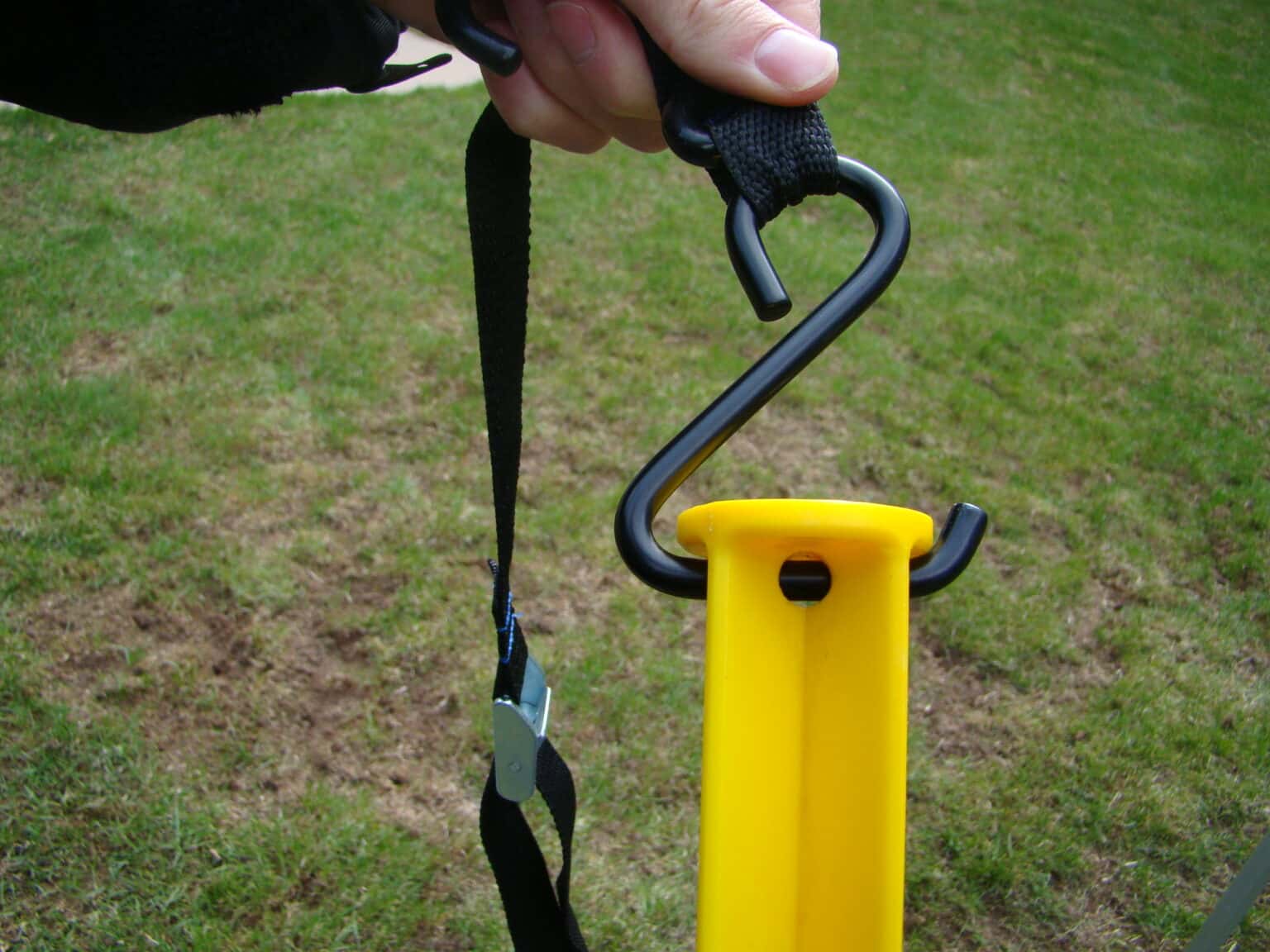 GRAVITY-STAKE® Grass or Dirt Anchor Solution / Protect Your Investment ...